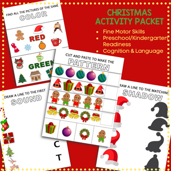 Christmas Preschool-Toddler Learning Packet – shop.teachinglittles.com