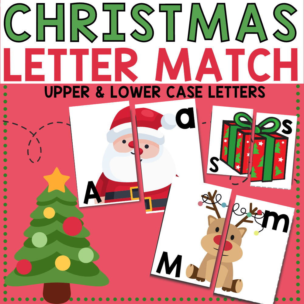 Christmas Letter Matching – shop.teachinglittles.com